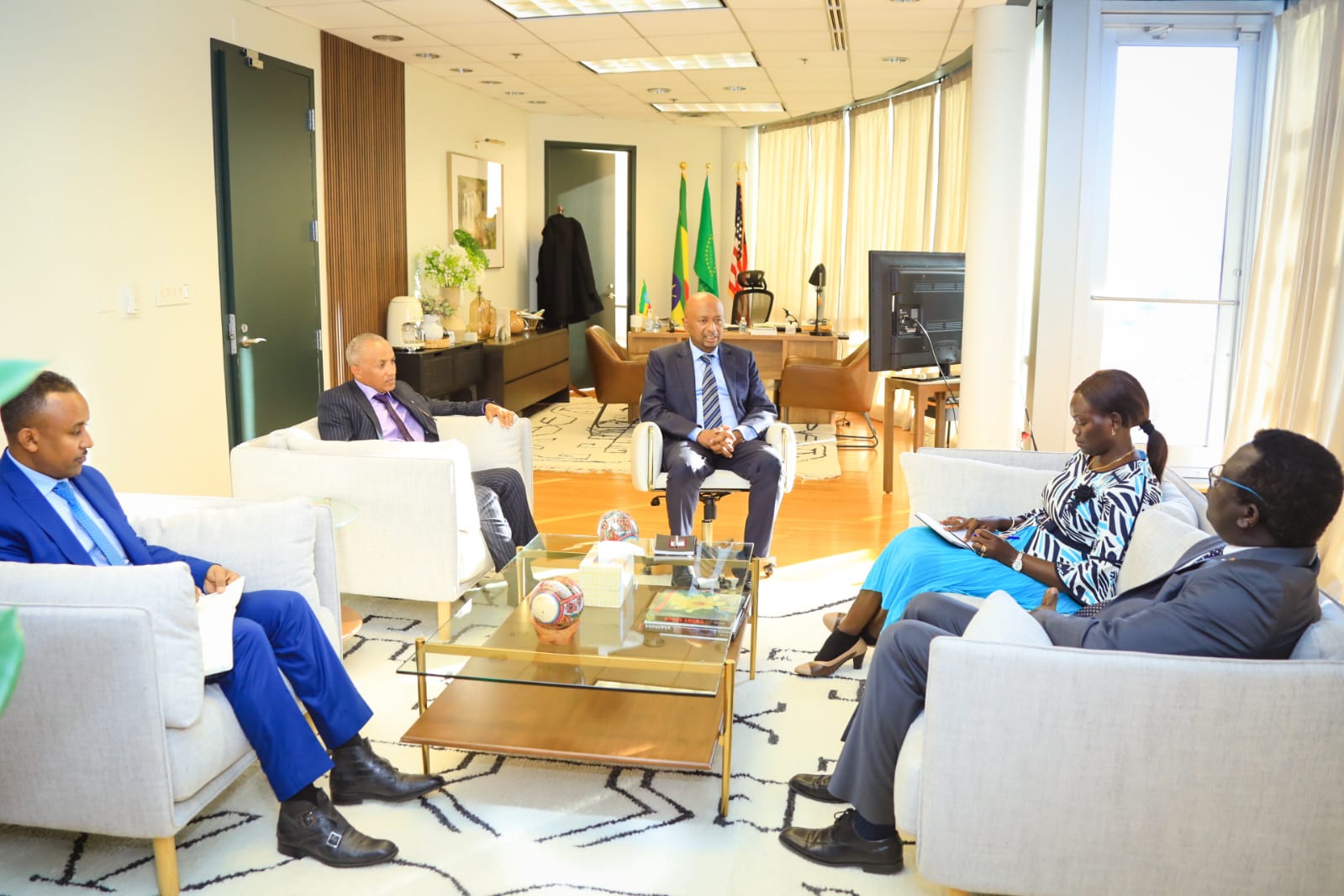 H.E Ambassador Seleshi Bekele (PhD) held a courtesy meeting with the ...