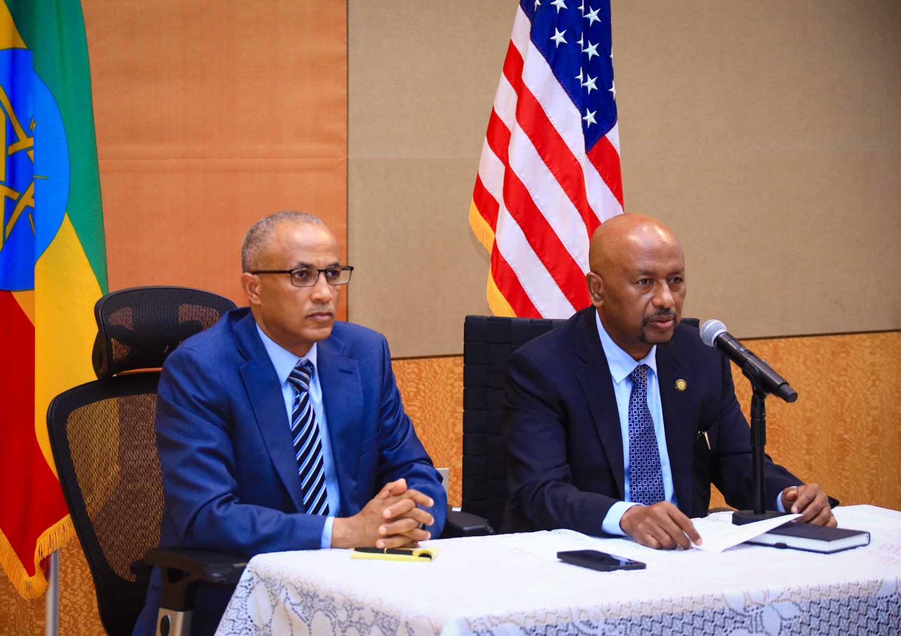 HE Ambassador Dr. Seleshi Bekele met with Ethiopian ‘Mandela Washington ...