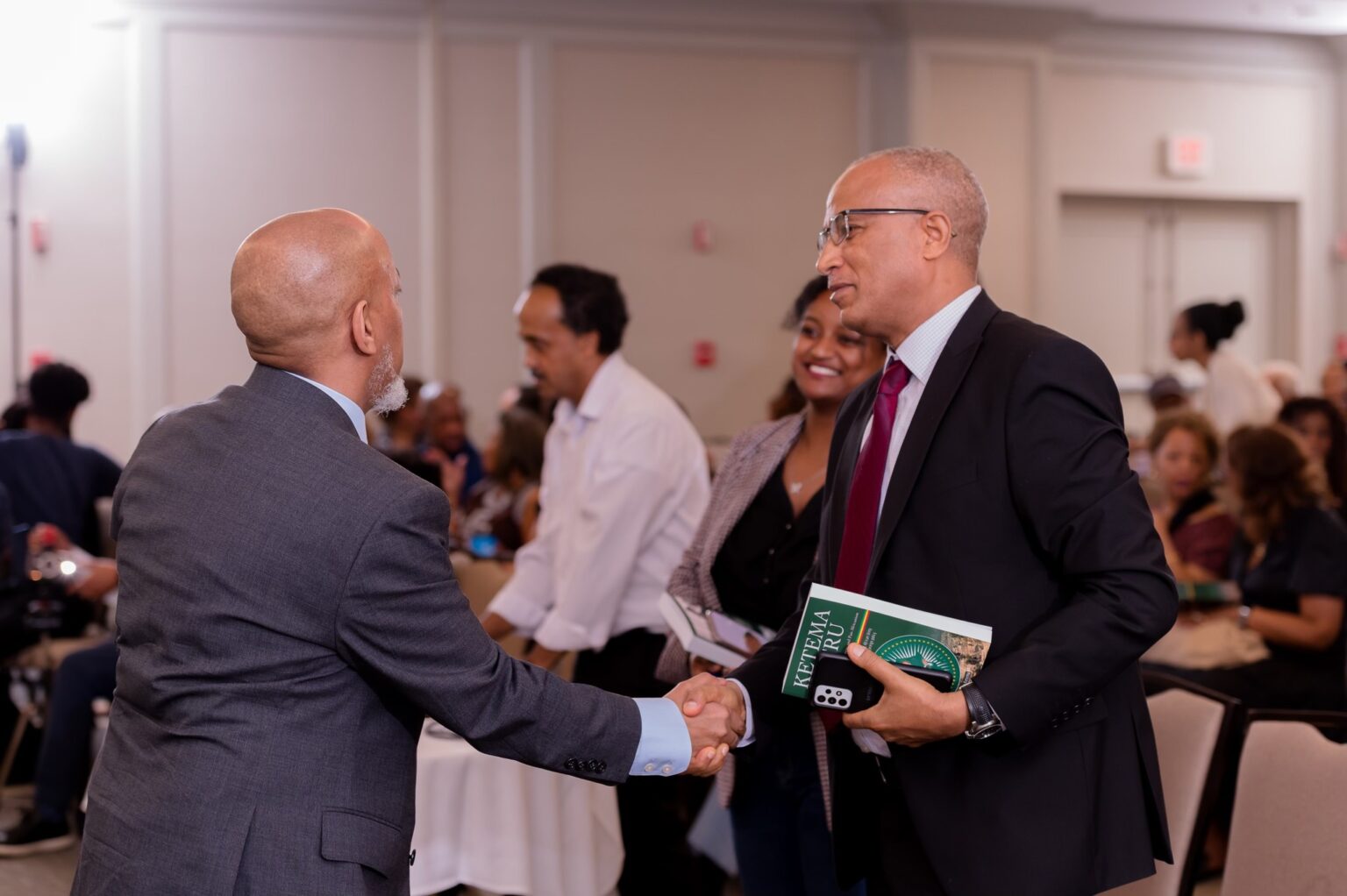 The embassy attended a Book Launch: Ketema Yifru: A Champion of Peace ...