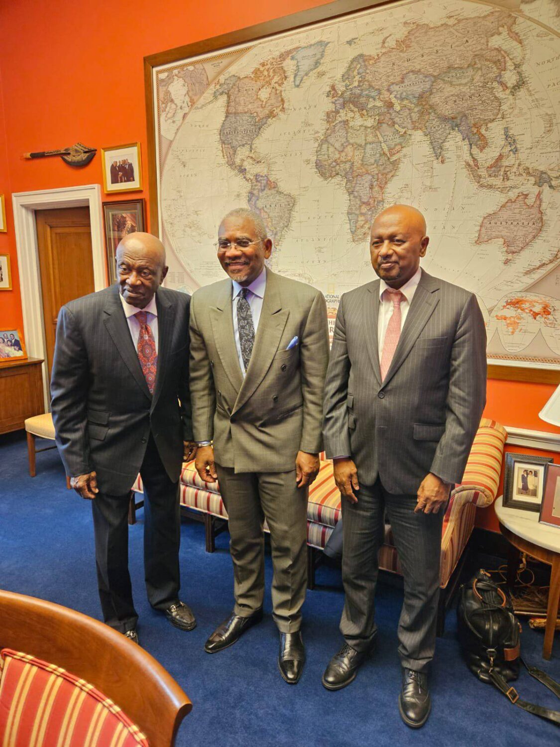 H.E. Amb. Eng. Seleshi Bekele (PhD) met with Rep. G. Meeks (D-NY-5 ...