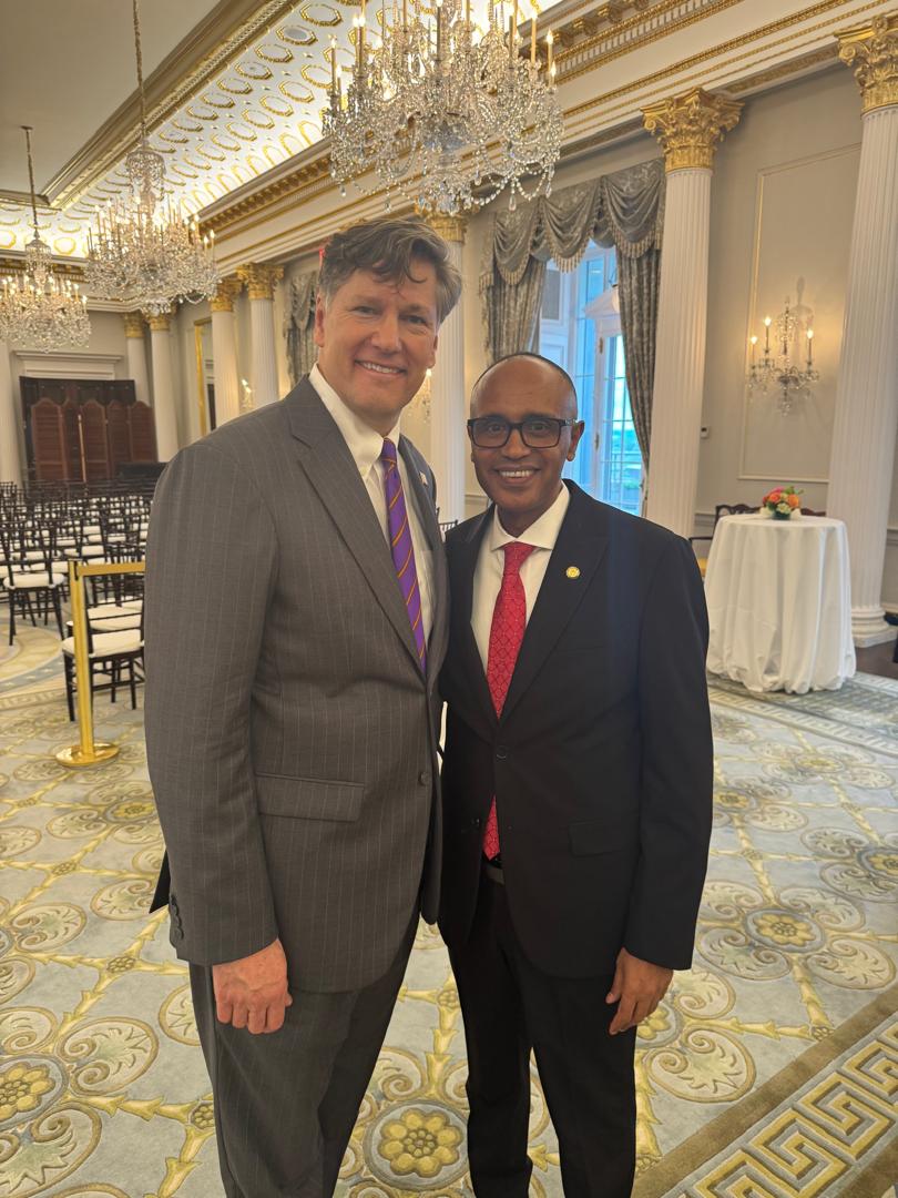 ክቡር አምባሳደር ብናልፍ አንዱአለም የአሜሪካን የውጭ ጉዳይ ሚኒስትር ማርኮ ሩቢዮ - Embassy of Ethiopia